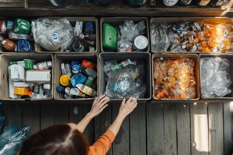 Sorting Recyclable Materials Ar Generative Ai Premium Ai Generated Image