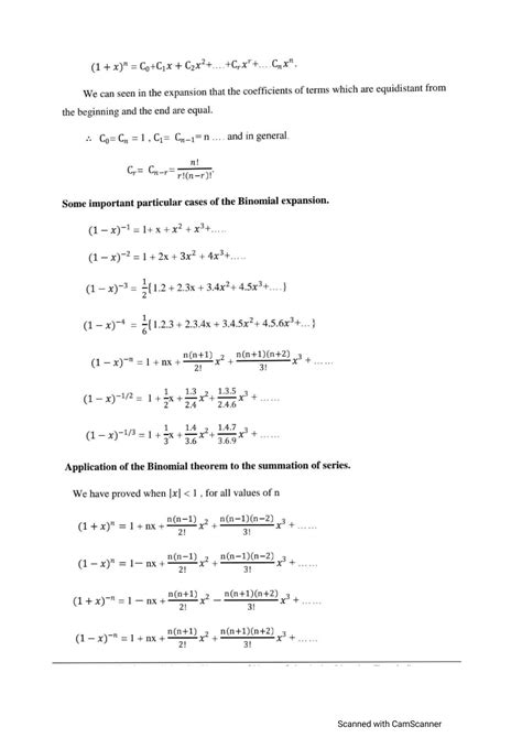 SOLUTION Binomial Series Theory With Solved Problems Studypool