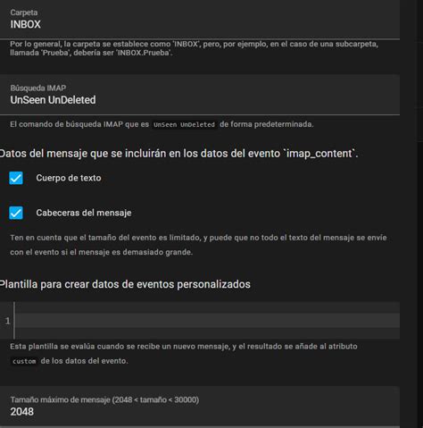 Imap Automation Configuration Home Assistant Community