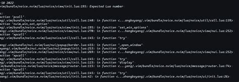 error notice when using hot key · issue 208 · folke noice nvim · github