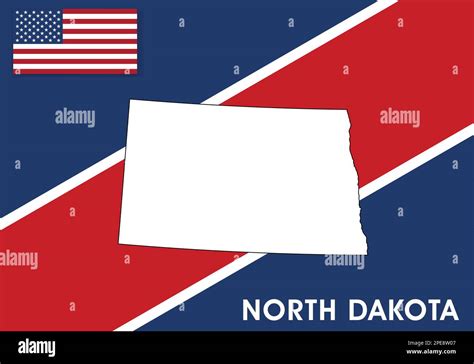 USA United States Of America Map Vector Template White Color Map On