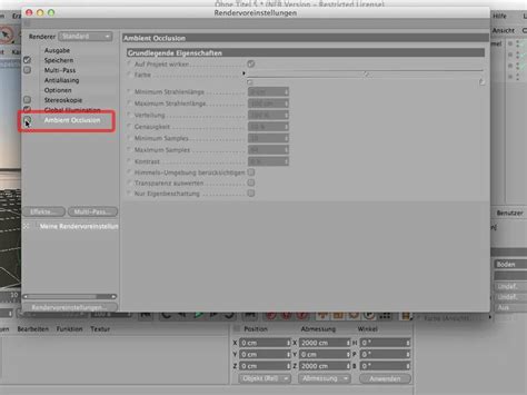 Cinema 4D Ambient Occlusion Save Render Time Cinema 4D Ambient Occlusion Save Render Time
