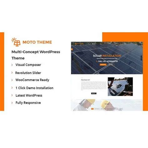 solar installation wordpress theme primeone estore