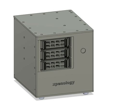 Free Stl File Mini Itx Nas Case With Hotswap Hdd Tray 💻 ・template To Download And 3d Print・cults