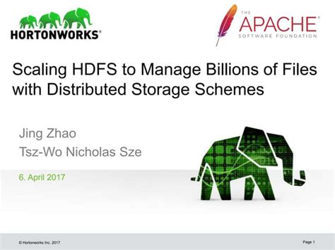 scaling hdfs to manage billions of files with distributed storage