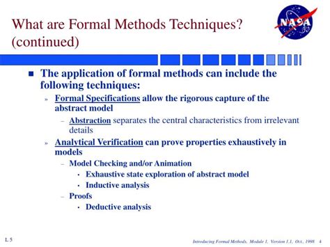 Ppt Formal Specification And Analytical Verification Powerpoint Presentation Id 6367369