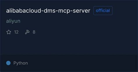 Alibaba Cloud Dms Mcp Server Glama