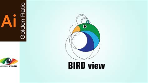Adobe Illustrator Tutorial Logo Design Using Golden Ratio Bird View YouTube