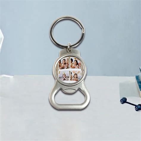 Gepersonaliseerde Verjaardagscadeau Gepersonaliseerd Flesopener Sleutelhanger Zelf Ontwerpen Met