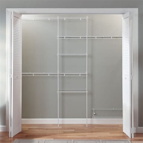 Closetmaid Closet Organizer Kit 61 5 X 14 25 X 2 75 White