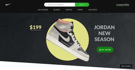 Geeky Prashantresponsive Nike Clone Codesandbox