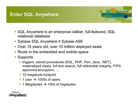 sql anywhere 16 web edition northernmultiprogram