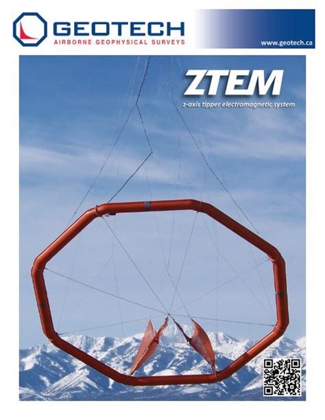 Ztem Z Axis Tipper Electomagnetic System Geotech Airborne