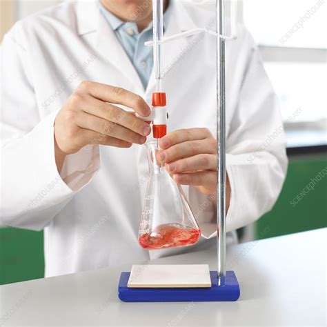 Titration Experiment Stock Image C0109624 Science Photo Library