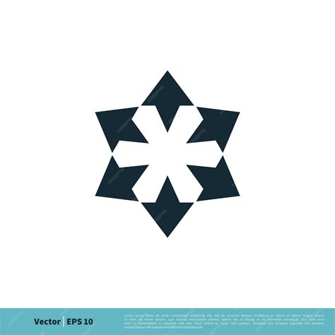 Premium Vector Compass Rose Star Ornamental Icon Vector Logo Template