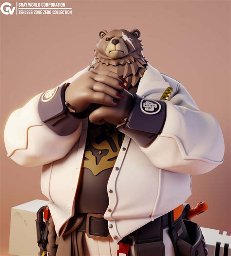 Ben Bigger Zenless Zone Zero D Model By Gray World Corporation