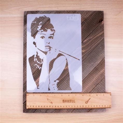 Audrey Hepburn Stencil Template
