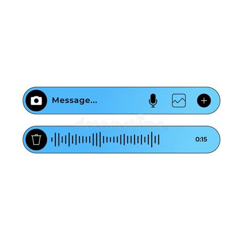 Audio Message Speech Bubble With Voice Waveform Stock Vector Illustration Of Conversation