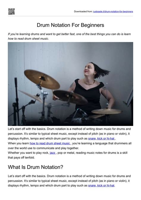 Ppt Drum Notation For Beginners Powerpoint Presentation Free Ppt Drum Notation For Beginners Powerpoint Presentation Free
