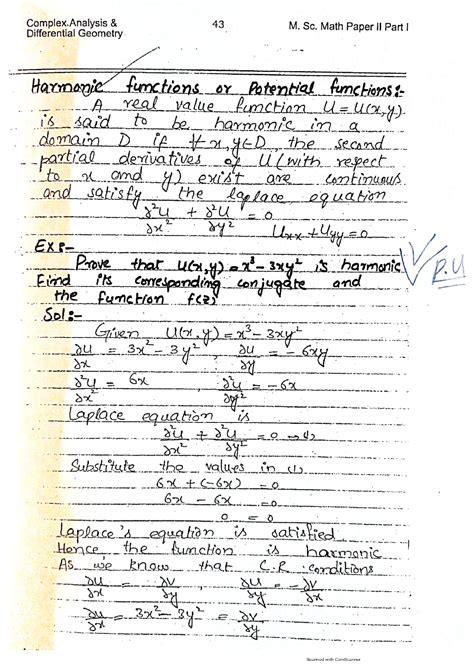 SOLUTION Harmonic Function With Examples Studypool
