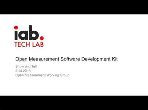 Open Measurement SDK Show And Tell Webinars What Is OMSDK YouTube