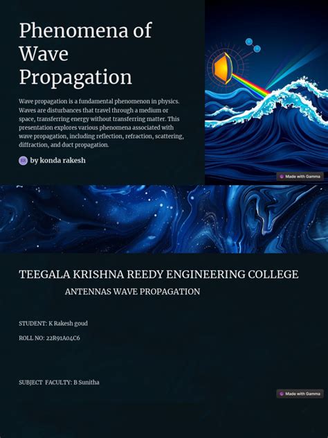 Wave Propagation Phenomena Explained Pdf Waves Transmission Medium