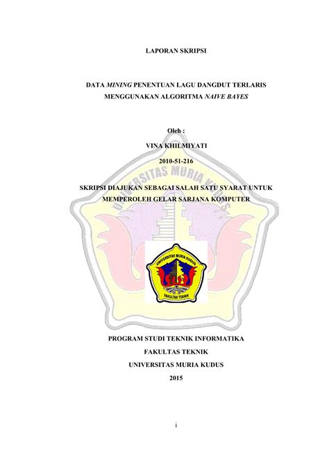 15 Contoh Skripsi Data Mining K Means Contoh Proposal