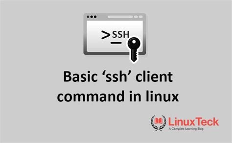 10 Basic And Most Useful Ssh Client Commands In Linux Linuxteck R