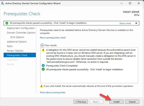 Install Active Directory Domain Services Ad Ds Active Directory Pro