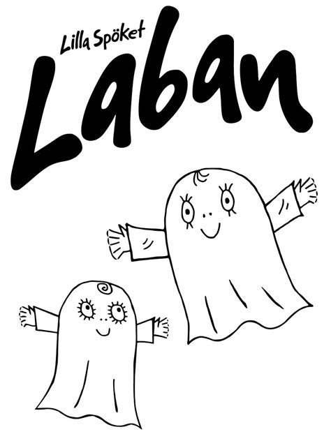 Målarbilder Lilla Spöket Laban