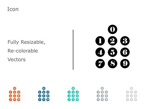 Number Icons Powerpoint Template