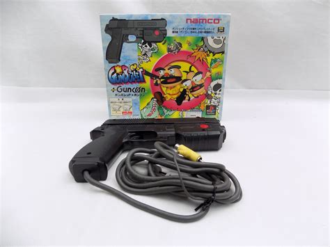 Boxed Playstation Ps1 Gun Bullet Guncon Controller Japan Starboard