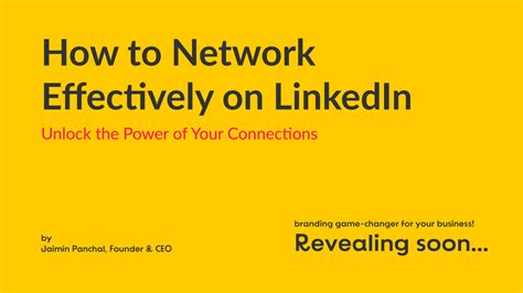 How To Network Effectively On Linkedin Unlock The Power Of Your
