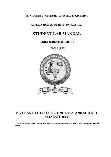 2 2 cse sko pandas lab manual department of computer science