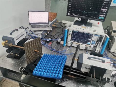 Far Field Measurement Setup Of The Nonuniform Converters Te01 Te03