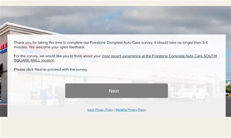 Firestone Complete Auto Care Survey [Firestonesurvey]