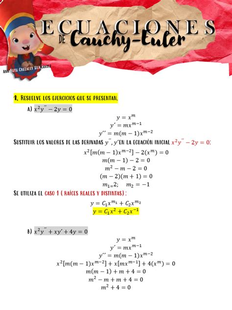 Ecuaciones De Cauchy Euler Anaruthcruzaleyhdez Pdf Ecuaciones De Cauchy Euler Anaruthcruzaleyhdez Pdf