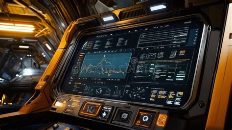 3d Digital Dashboard For Visualizing Real Time Data Analysis Stock