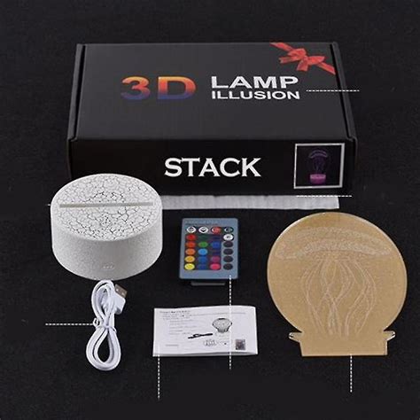 3d Touch Light Night 7 Colors With Remote Control Spongebob 602 Fruugo Uk