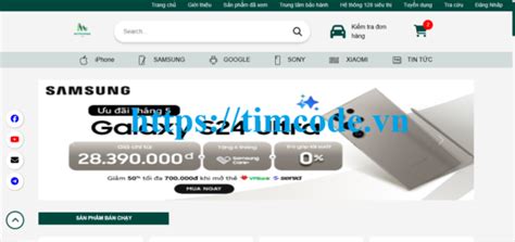 template website bán điện thoại di động html css javascript