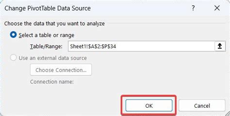 How To Change Data Source And Range In Pivot Table
