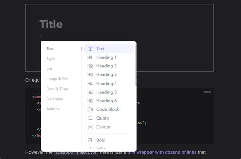 Slash Menu Doesnt Support Dark Mode When Embedded · Issue 1851