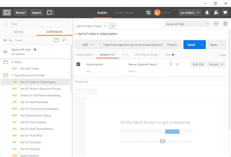 How To Use And Execute The Azure Iot Resource Provider Rest Apis With