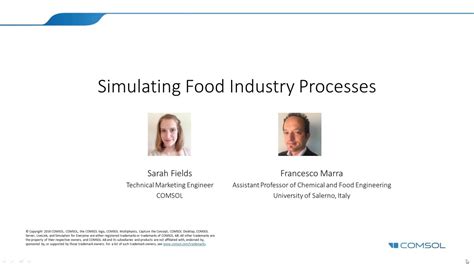 Food Industry Process Simulation With Comsol Multiphysics®