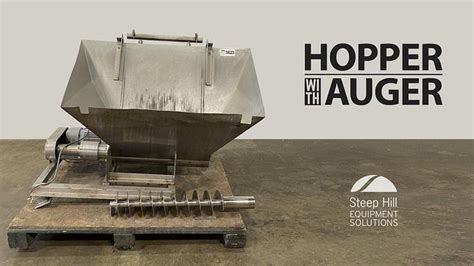 Used Hopper With Auger For Sale At Steep Hill Equipment Solutions