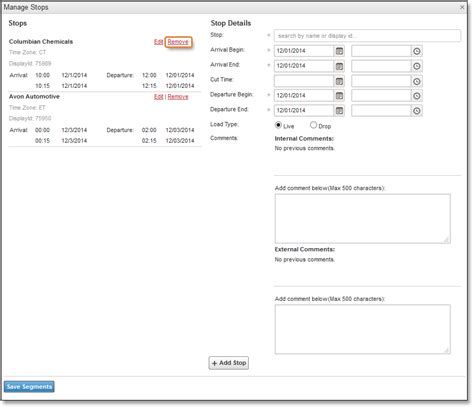 Add And Edit Segments