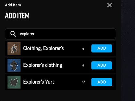 Items Explorers Clothing Possible Duplicate And Rendering Issue