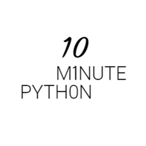 10 minute python youtube
