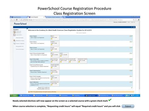 Ppt Course Registration Process Powerpoint Presentation Free