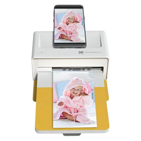 Компактный фотопринтер Kodak PD460 (Dock Plus Printer) желтый/белый ...